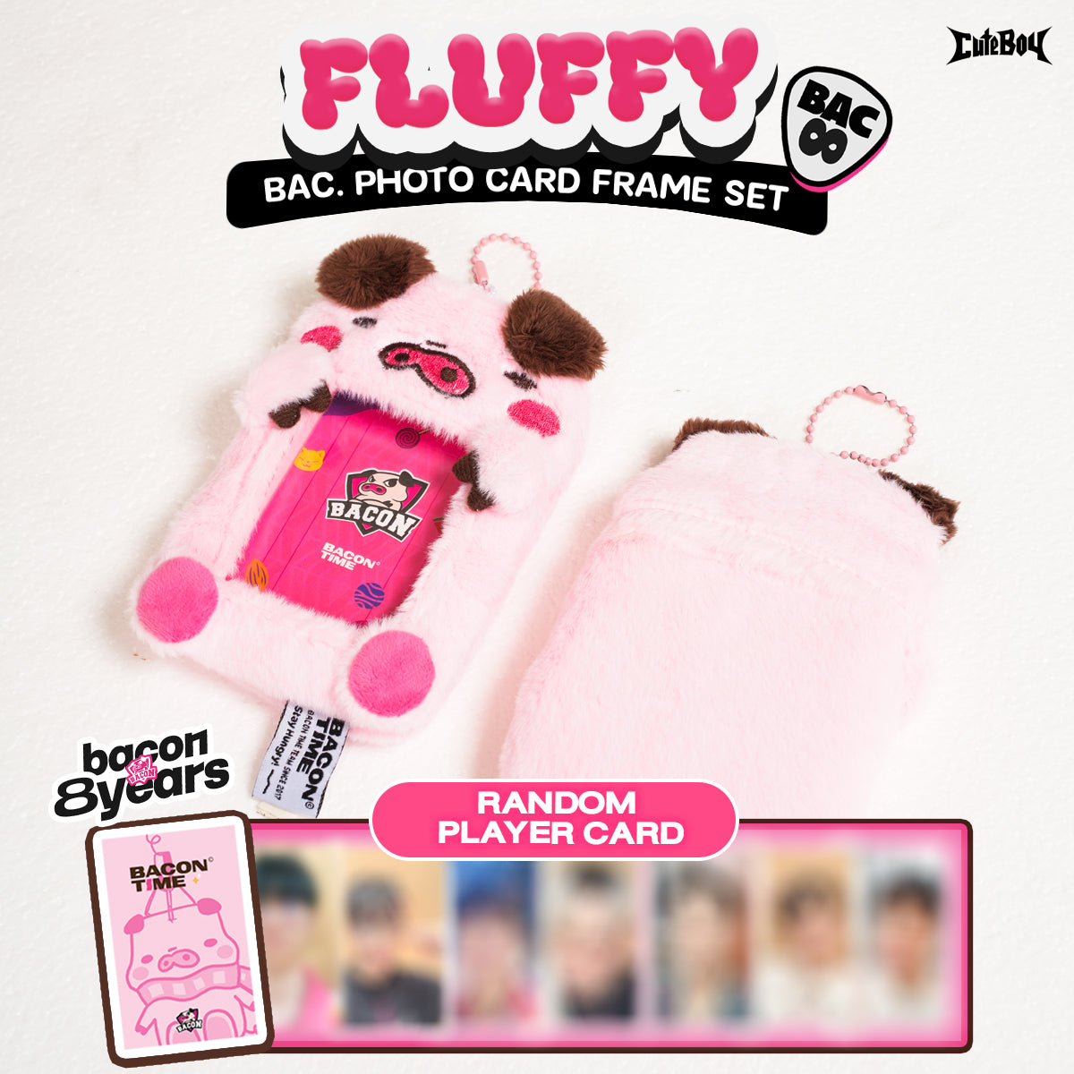 Fluffy BAC. Photo Card Frame Set – CuteBoy Shop