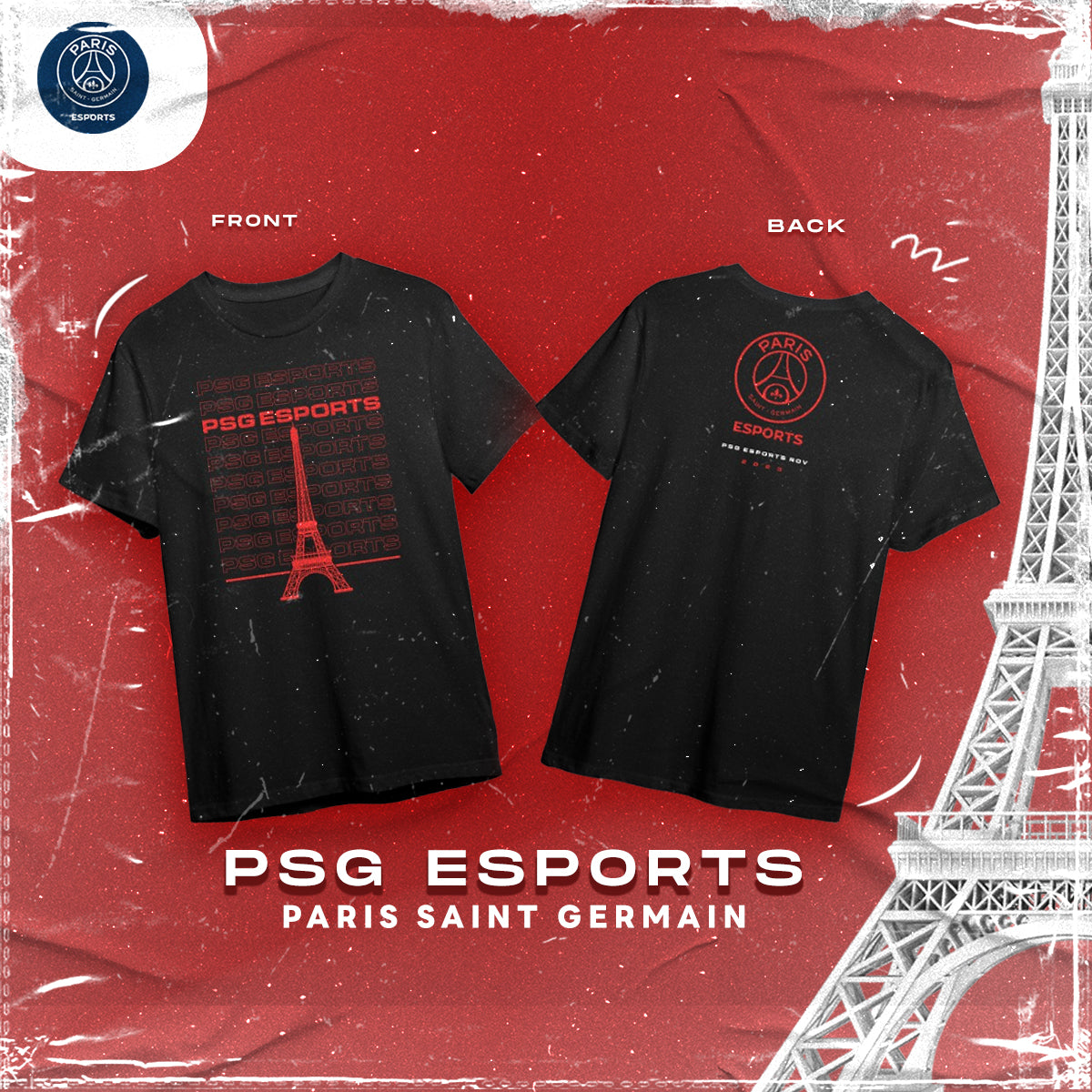 PSG Rising Star 2023 Black&Red T-Shirt – CuteBoy Shop