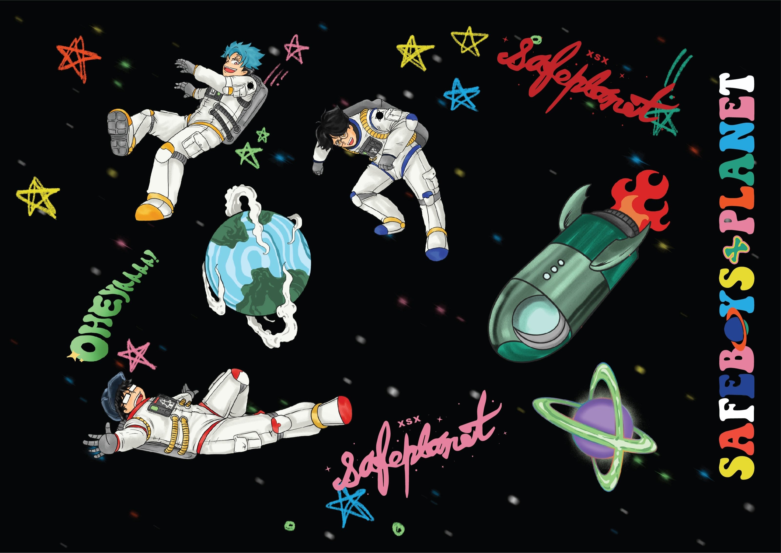 Safeplanet Sticker [Ver. B] – CuteBoy Shop