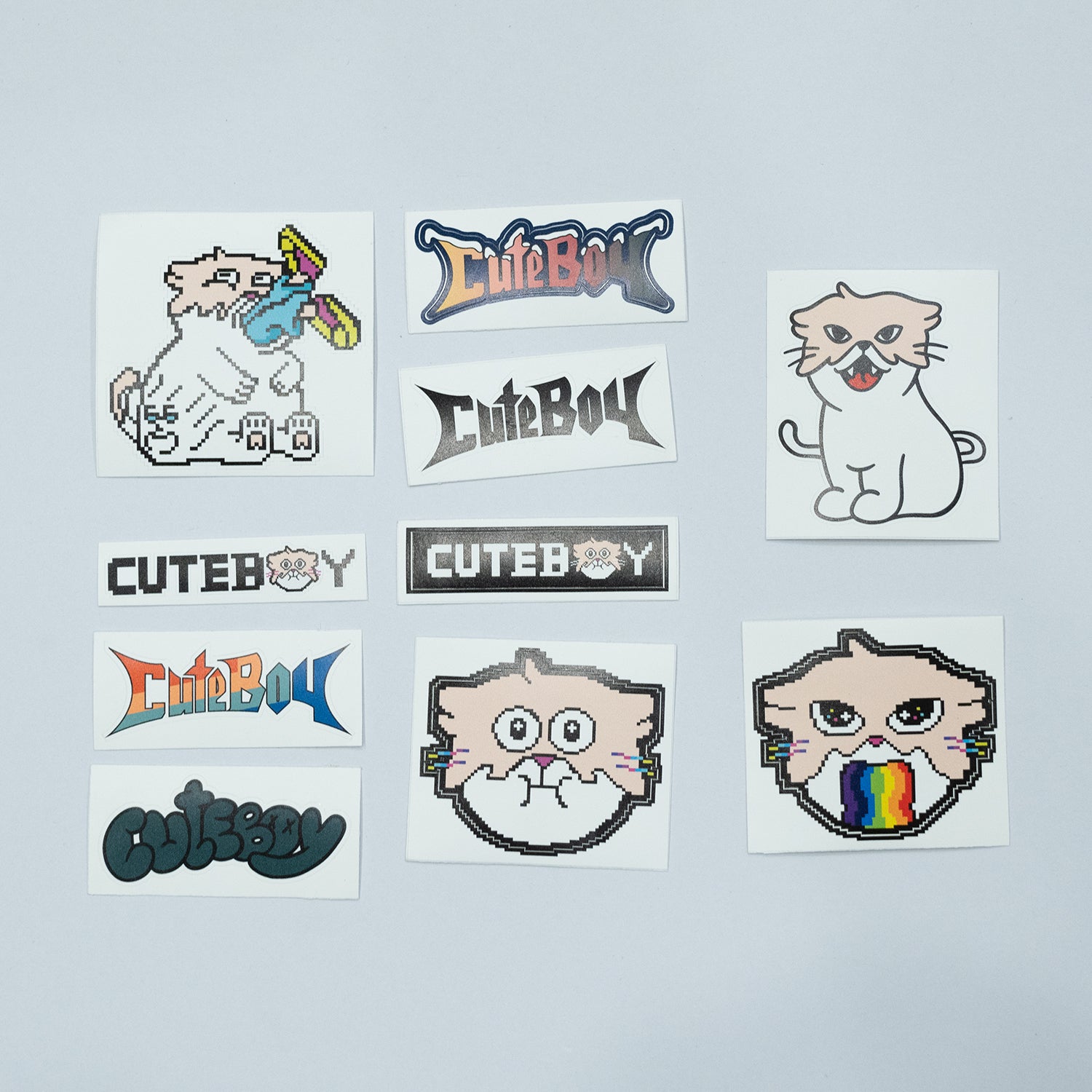 Everything Can Eat Sticker Set – CuteBoy Shop